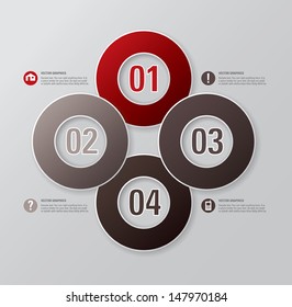 Abstract 3d Infographics Vector Design Stock Vector (Royalty Free ...
