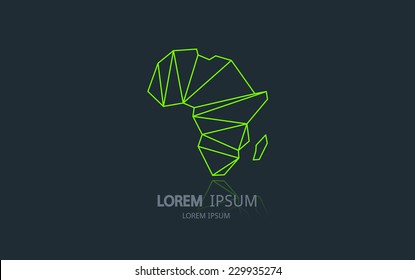 Abstract Africa Logo Vector Logotype Design Stock Vector (Royalty Free ...