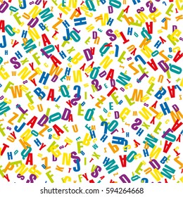 Abstract Alphabet Stock Vector (royalty Free) 594264668 | Shutterstock