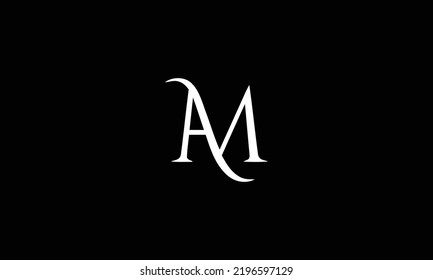 Abstract Alphabets Letters Ma Logo Stock Vector (Royalty Free ...