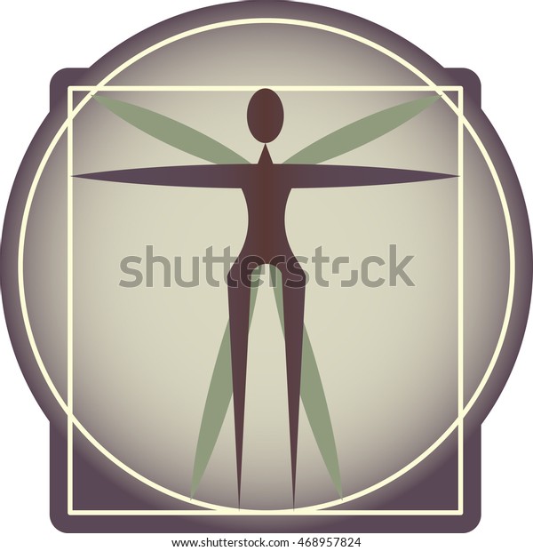 Abstract Anatomy Logo Stock Vector (Royalty Free) 468957824