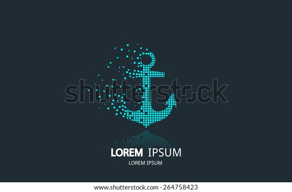 Abstract Anchor Logo Vector Logotype Design 스톡 벡터(로열티 프리) 264758423 ...