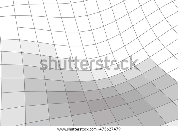Abstract Architectural Background Curved Plane Stock Vector (Royalty ...
