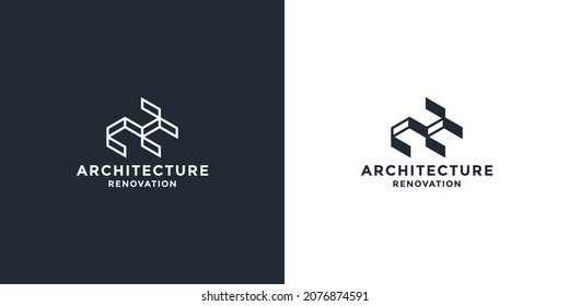 Abstract Architecture Logo Design Templates Stock Vector (Royalty Free ...