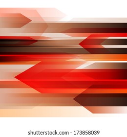 Abstract Arrow Background Stock Vector (Royalty Free) 173858039 ...