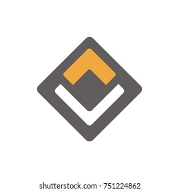 Abstract Arrow Logo Design Template Clean Stock Vector (Royalty Free ...