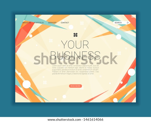 Abstract Art Background Web Print Modern Stock Vector (Royalty Free ...