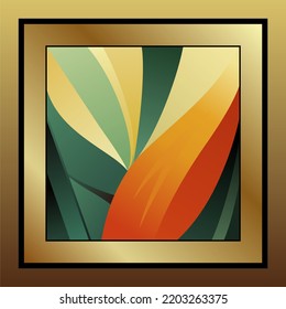 Abstract Art Deco Wall Art Stock Vector (Royalty Free) 2203263375 ...