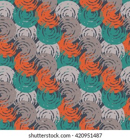 Abstract Art Distressed Seamless Pattern Swirl Stock Vector (Royalty ...