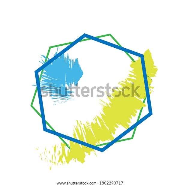 Abstract Art Frame Logo Template Stock Vector (Royalty Free) 1802290717 ...