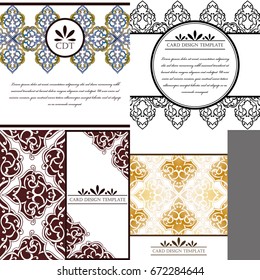 Abstract Art Invitation Card Stock Vector (Royalty Free) 672284644 ...