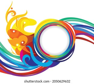 Abstract Colorful Magic Box Vector Illustration Stock Vector (Royalty ...