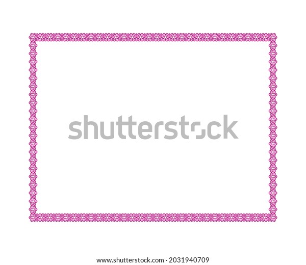 Abstract Artistic Creative Floral Border Vector Stock Vector (Royalty ...