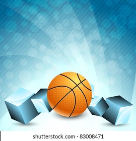 Abstract Background Basketball Stock Vector (Royalty Free) 83008471 ...
