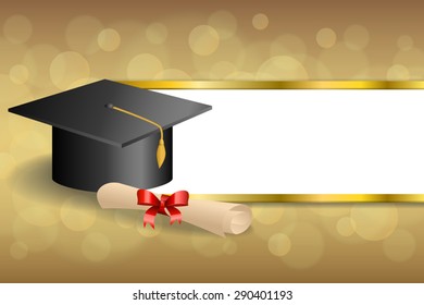 Background Abstract Beige Education Graduation Cap: เวกเตอร์สต็อก (ปลอด ...