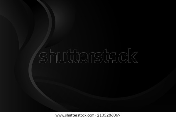 Abstract Background Black Color Black Shadow Stock Vector (Royalty Free ...