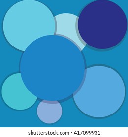 Abstract Background Blue Circle Stock Vector (Royalty Free) 417099931 ...