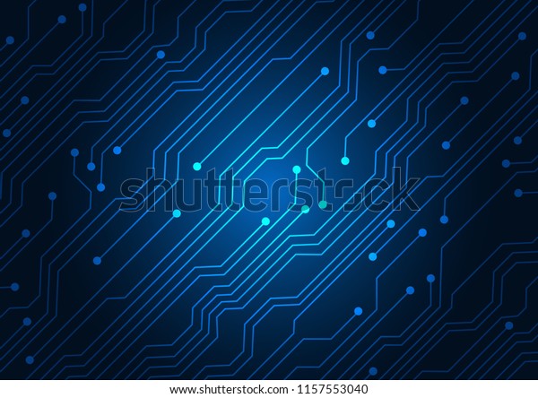 Abstract Background Blue Color Technology Concept Stock Vector (Royalty ...