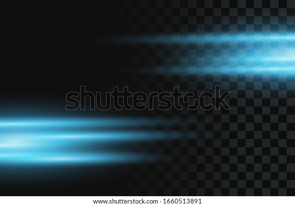 Fondo abstracto con rayas azules de neón. Líneas de efecto claro o ...