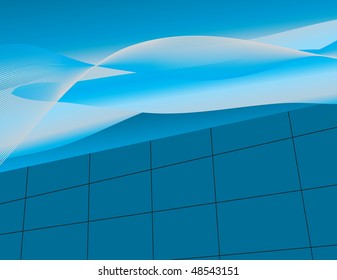 Abstract Background Blue Shades Vector Illustration Stock Vector ...