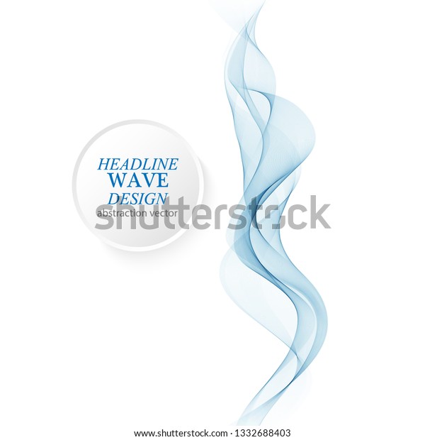 Abstract Background Blue Vertical Wave Vector Stock Vector (Royalty ...