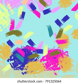 Abstract Background Color Spots Smears Stock Vector (Royalty Free ...