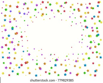 Abstract Background Color Stars Isolated Vector Stock Vector (Royalty ...