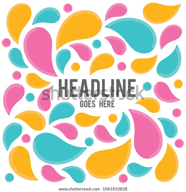 Abstract Background Colorful Packaging Background Brochure Stock Vector ...