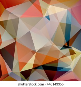 Abstract Background Consisting Brown Triangles Vector Stock Vector (Royalty Free) 448143355 ...