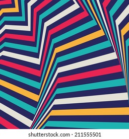 Abstract Background Crazy Colorful Lines Vector Stock Vector (Royalty ...