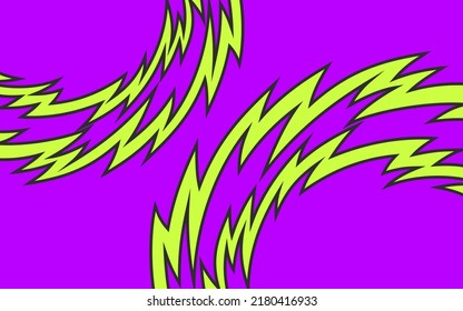 Abstract Background Curved Spikes Pattern Some Stock Vector (Royalty ...