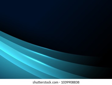 Abstract Background Dark Design Blue Color Stock Vector (Royalty Free ...