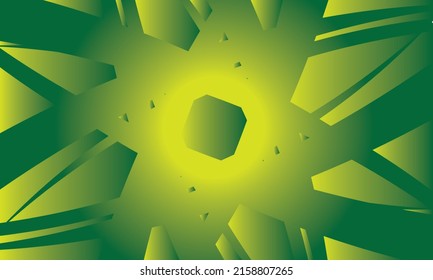 Abstract Background Dark Green Random Shapes Stock Vector (Royalty Free ...