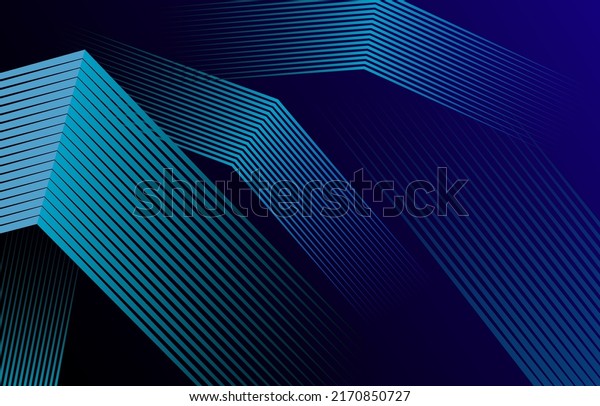 Abstract Background Dark Lines Corners Blue Stock Vector (Royalty Free ...
