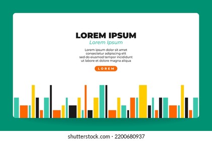 Abstract Background Design Landing Page Wallpaper Stock Vector (Royalty ...