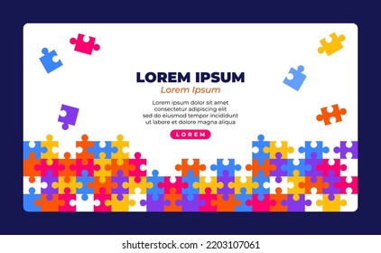 Abstract Background Design Landing Page Wallpaper Stock Vector (Royalty ...