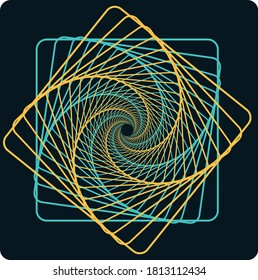 Abstract Background Design Spiral Design Stock Vector (Royalty Free ...