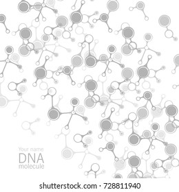 Abstract Background Dna Stock Vector (Royalty Free) 728811940 ...