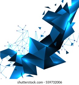 Abstract Background Geometric Design Innovation Concept Stock Vector ...
