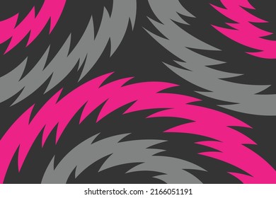 Abstract Background Gradient Curved Spikes Pattern Stock Vector ...
