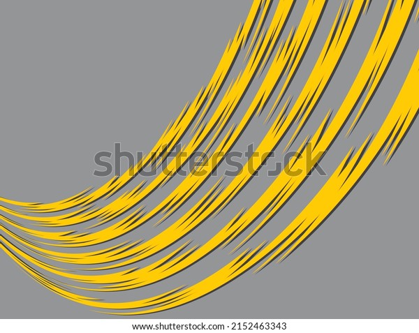 Abstract Background Gradient Curved Spikes Pattern Stock Vector ...