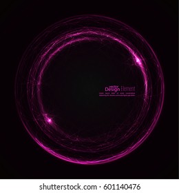 Abstract Background Luminous Swirling Backdrop Lights Stock Vector ...