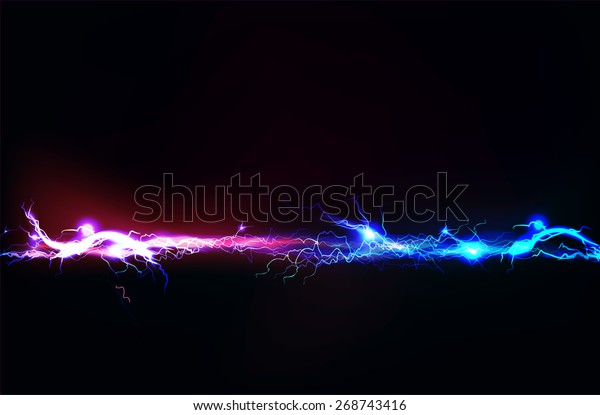Abstract Background Made Electric Lighting Effect Stock Vector (Royalty ...