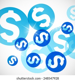 Abstract Background Money Stock Vector (Royalty Free) 248547928 ...