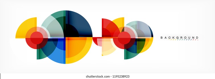 Circle Abstract Background Vector Illustration Stock Vector (Royalty ...