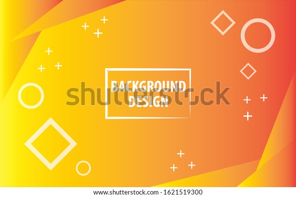 Abstract Background Orange Yellow Colors Vector Stock Vector (Royalty ...