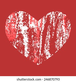 Abstract Background Scratched Heart Vector Illustration Stock Vector ...