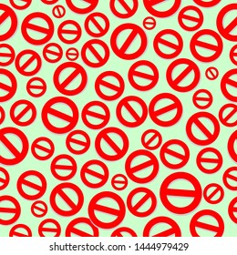 Red No Sign White Background Stock Illustration 1619013811 | Shutterstock