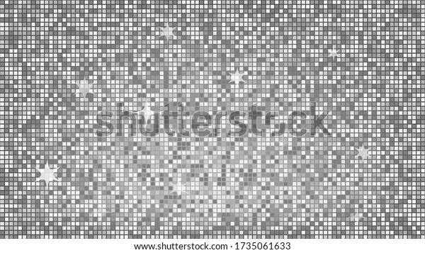 Abstract Background Silver Mosaic Background Foil Stock Vector (Royalty ...