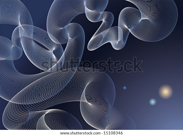 Abstract Background Snakelike Net Tunnel Structure Stock Vector ...